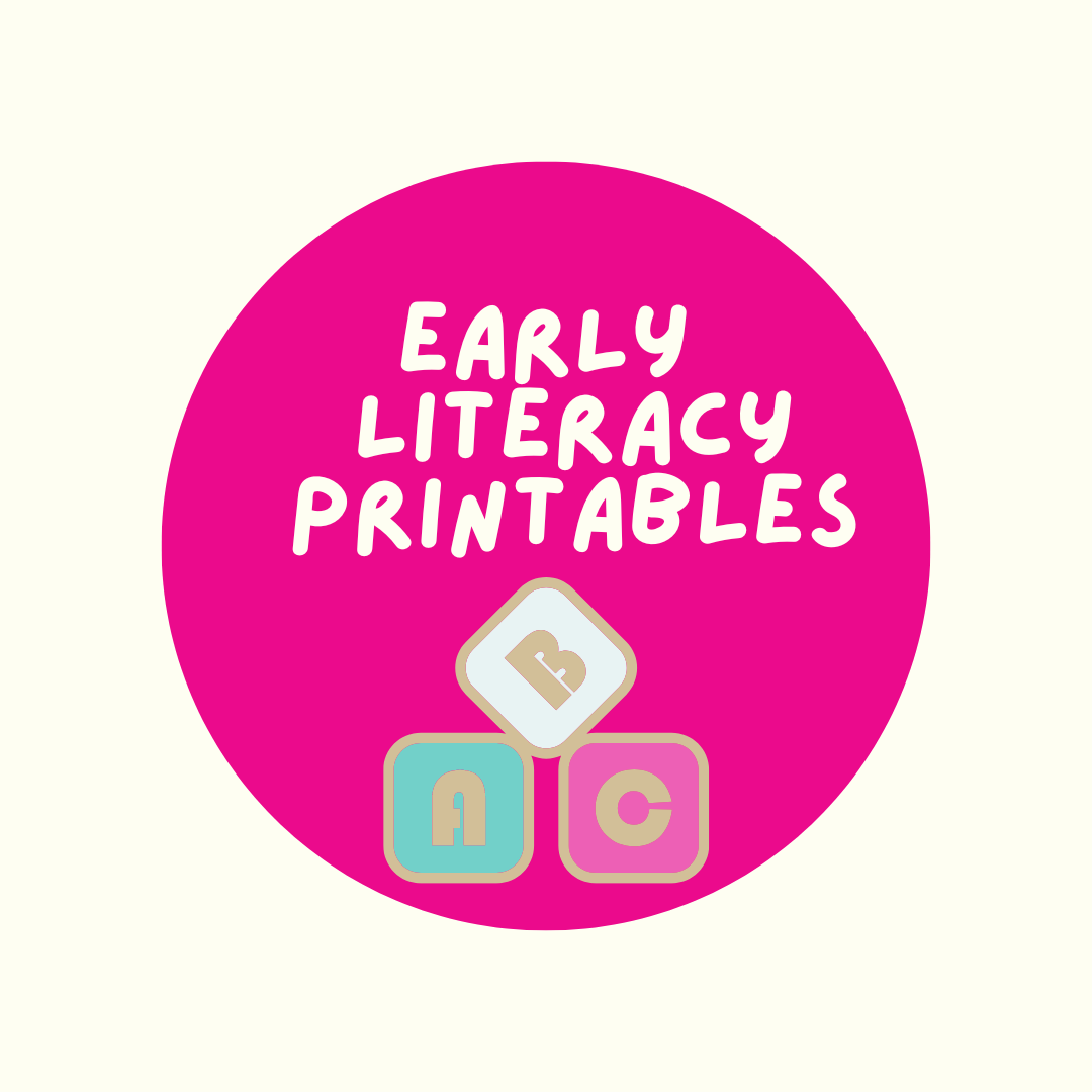 Early Literacy Printable Activities – Play Learn Create - Early Learning