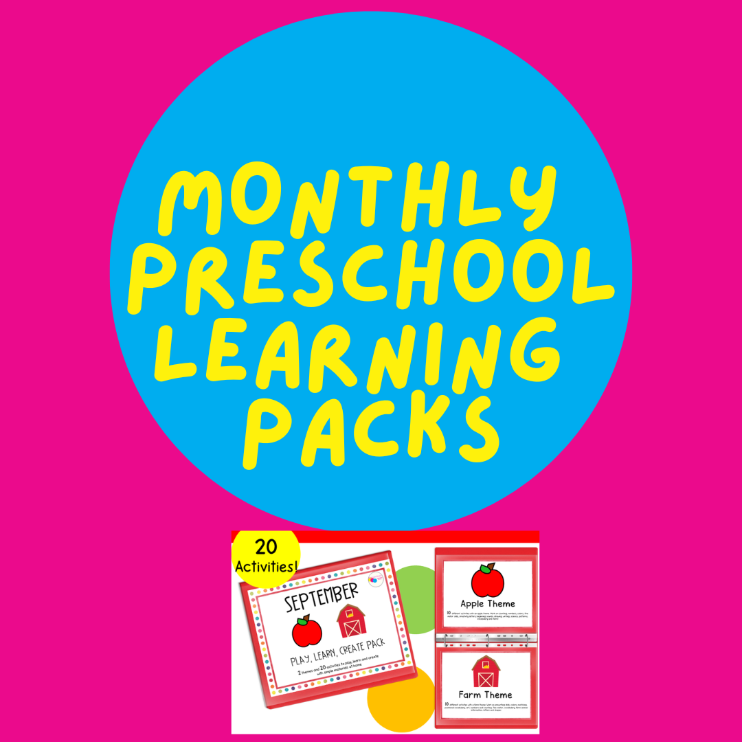 Printable Monthly Learning Packs – Play Learn Create - Early Learning