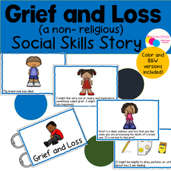 Grief and Loss Social Skills Story for Children – Play Learn Create ...