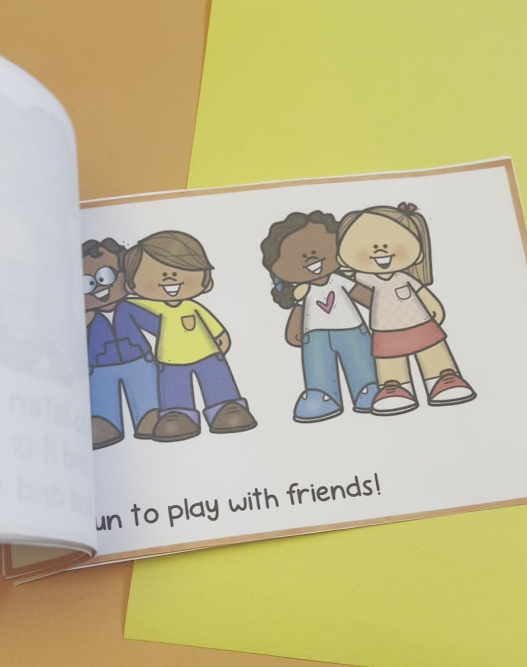 Playing with Friends Social Skills Story – Play Learn Create - Early ...