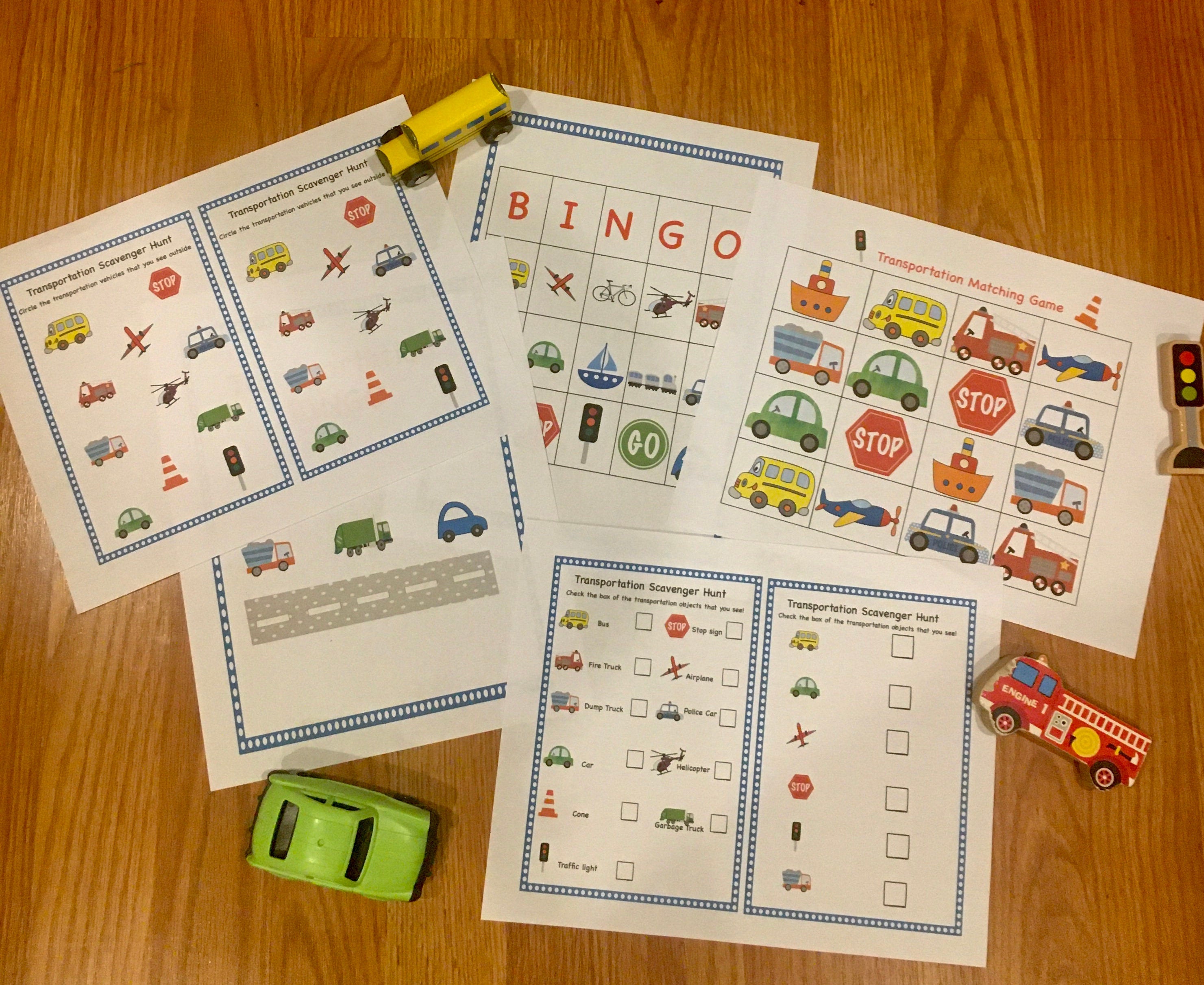 Printable Bingo Games for Preschool, PreK and Kindergarten – Play Learn ...