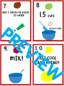 Printable Visual Playdough Recipe for Kids – Play Learn Create - Early ...