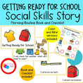 Getting Ready for School Social Skills Story and Checklist – Play Learn ...