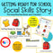 Getting Ready for School Social Skills Story and Checklist – Play Learn ...