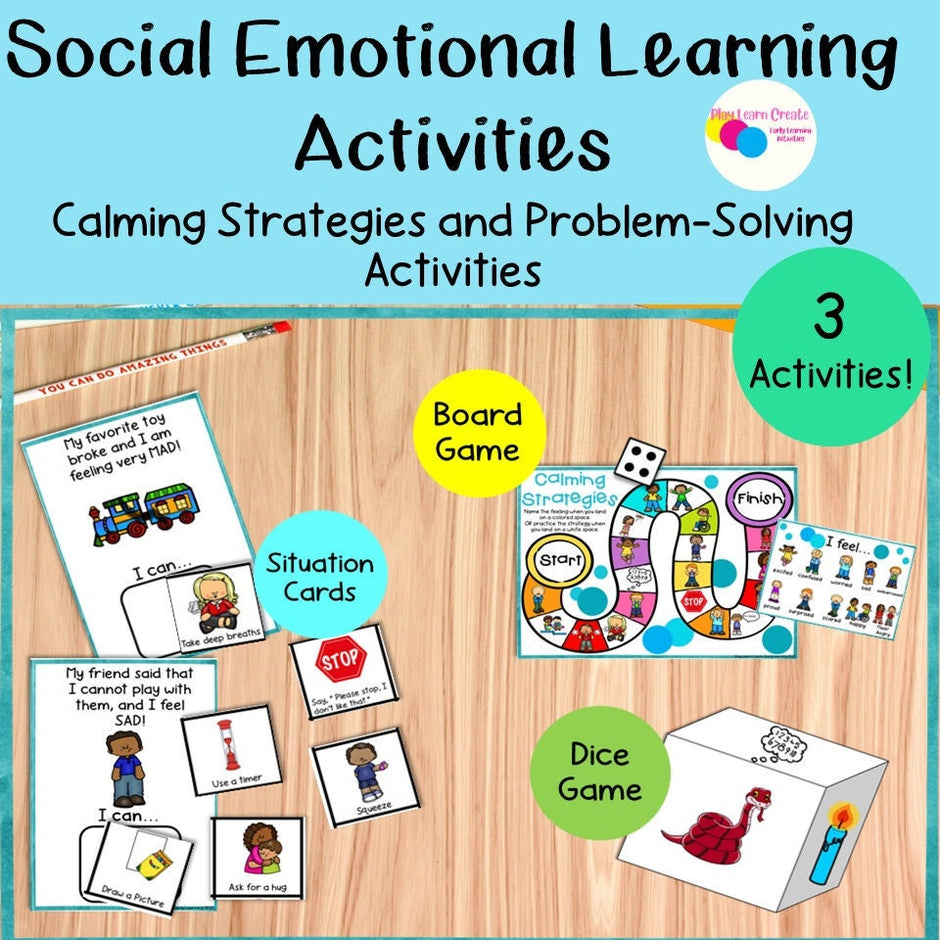 Social Emotional Learning Printable Activities – Play Learn Create ...